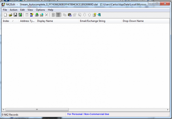 Outlook : crear lista de «autocompletar» direcciones – Corbiser S.L.
